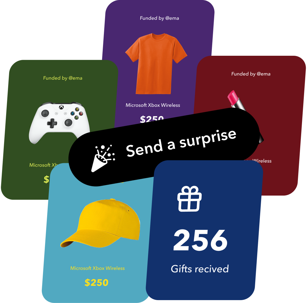 Gift App | Accept gifts from your fans, free and secure.